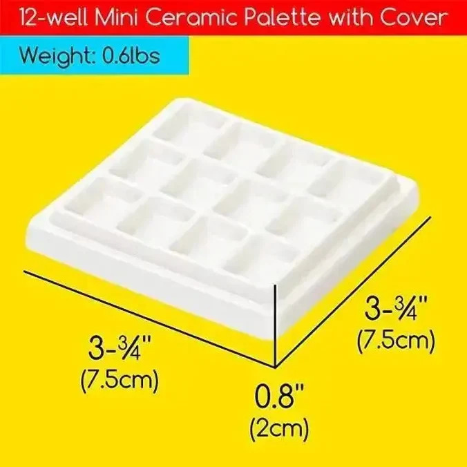 Meeden Porcelain Palette 12 Well