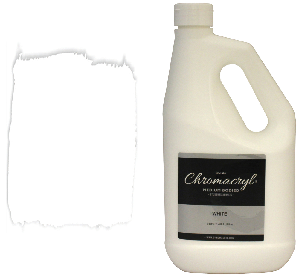 Chromacryl Student Acrylic 2L White