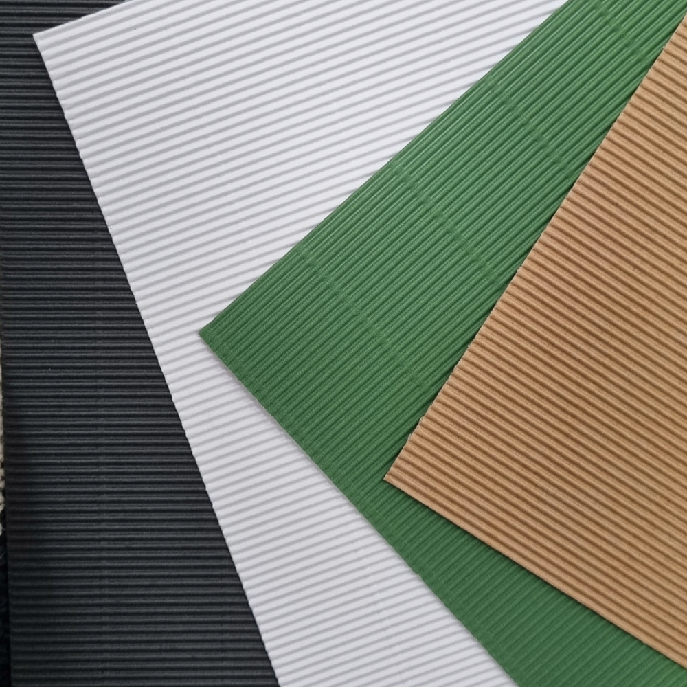 Corrugated Fine Card A4 240gsm Green