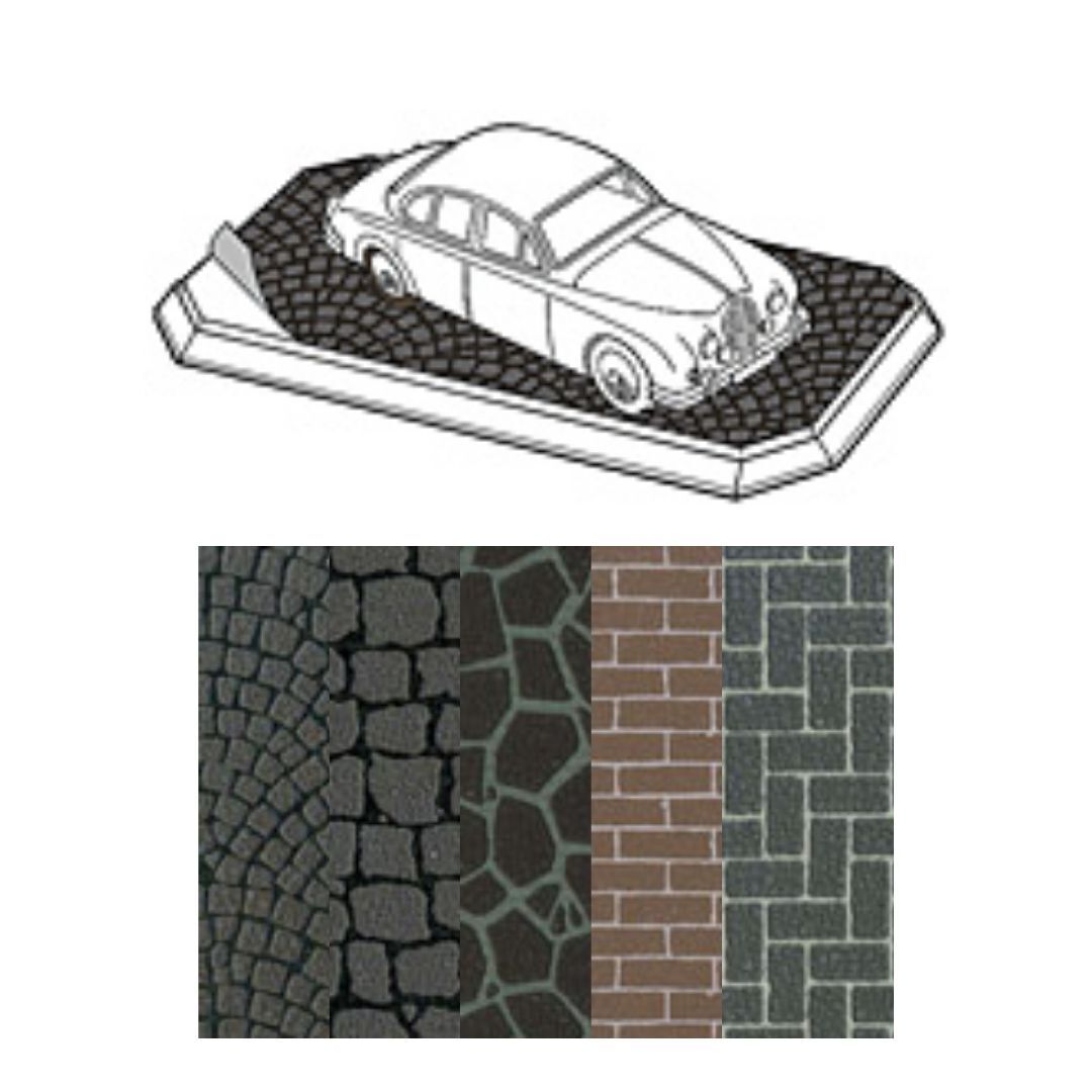 Tamiya Pattern Sheet Stone Paving C