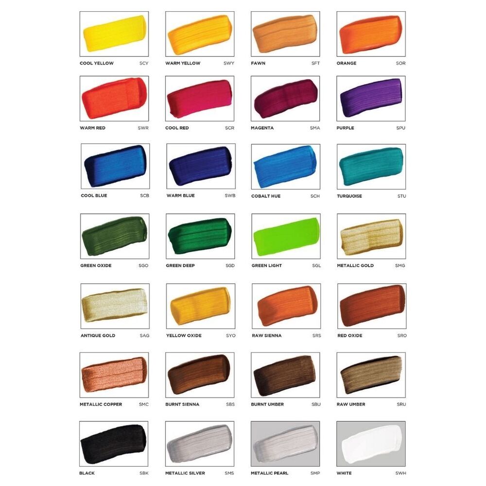 Global Colours Acrylic 1L White