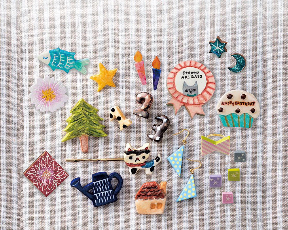 Padico Air Dry Stone Clay Accessory Kit