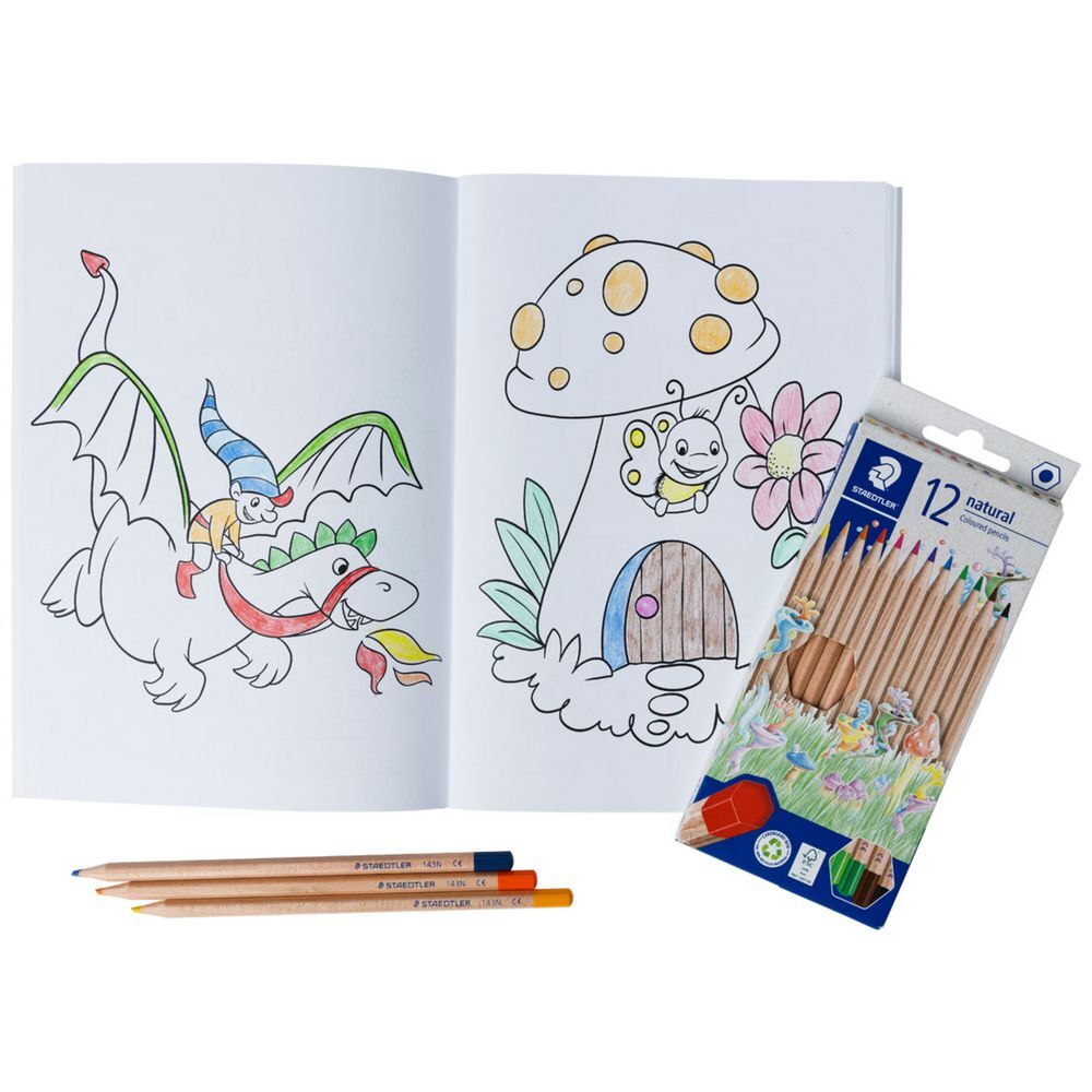 Staedtler Colouring Book Set Magical Adventures