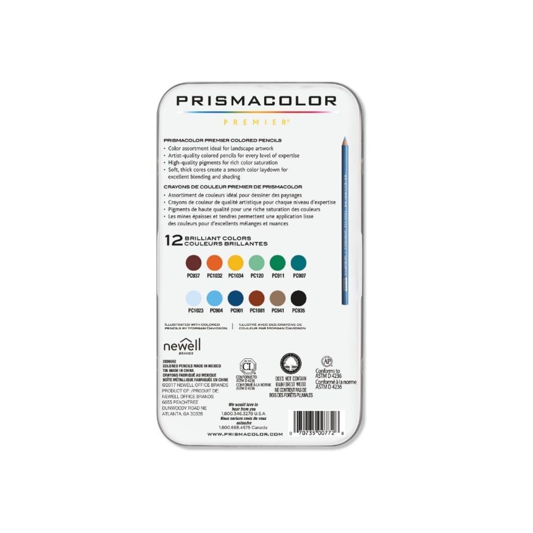 Prismacolor Premier Pencil Set 12 Landscape