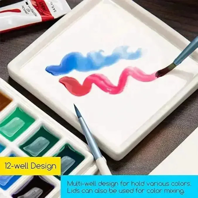 Meeden Porcelain Palette 12 Well