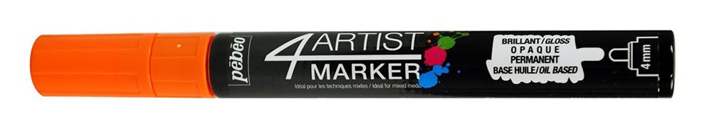 Pebeo 4 Artist Marker 4mm Bullet Tip