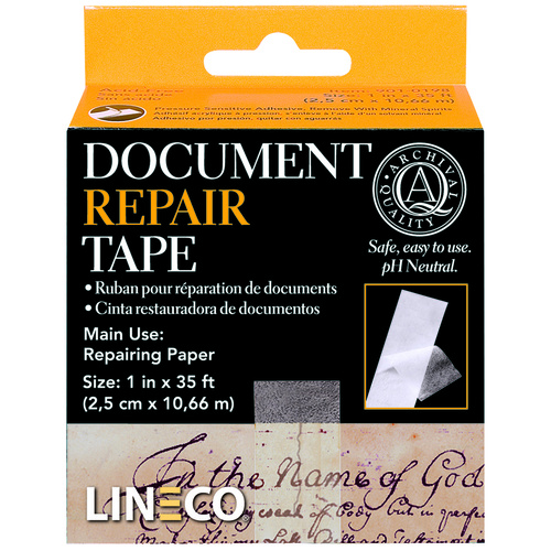Lineco Document Repair Tape 25mm x 10.66m