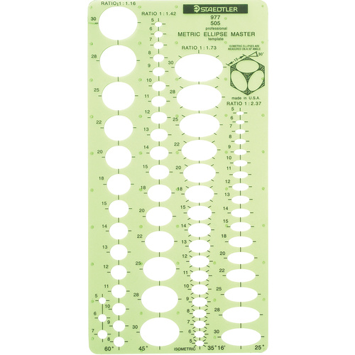 Staedtler Ellipse Master Template